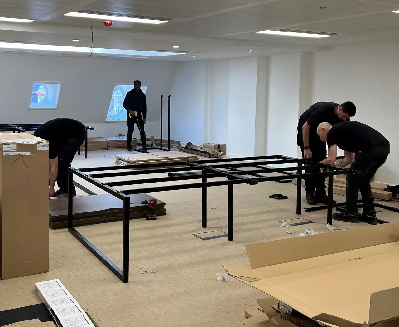 Office Furniture Installation Services in London
